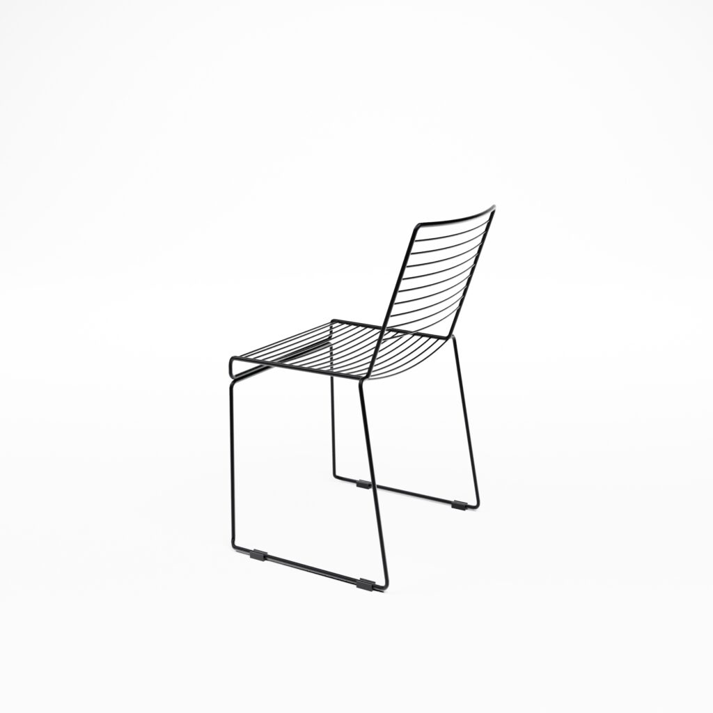 Wire stacking chair - Flexfurn