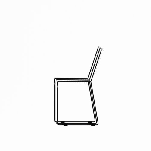 Wire stacking chair - Flexfurn